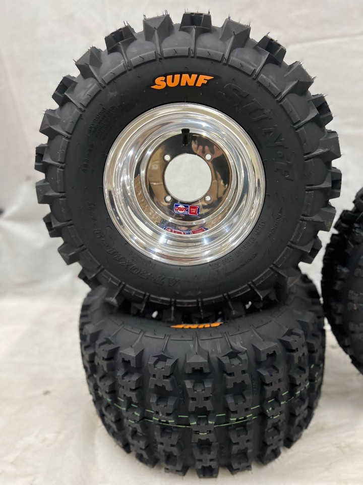 DWT Sunf A027 Wheels Tires 23x8-11 Front 20x11-9 Rear Honda ATC 200X ...
