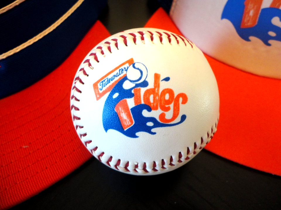 2 TIDEWATER TIDES VINTAGE CAPS & BASEBALL snap back caps | eBay