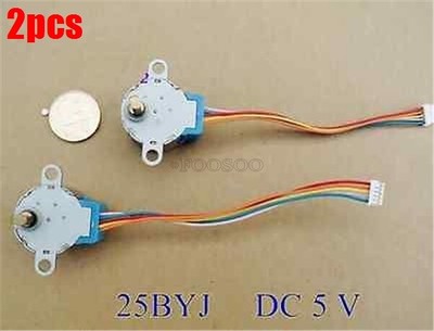 2Pcs 25Byj 5V 4 Phase 5 Line 25Byj 5Vdc Stepper Motor 25Cm Dc ft | eBay