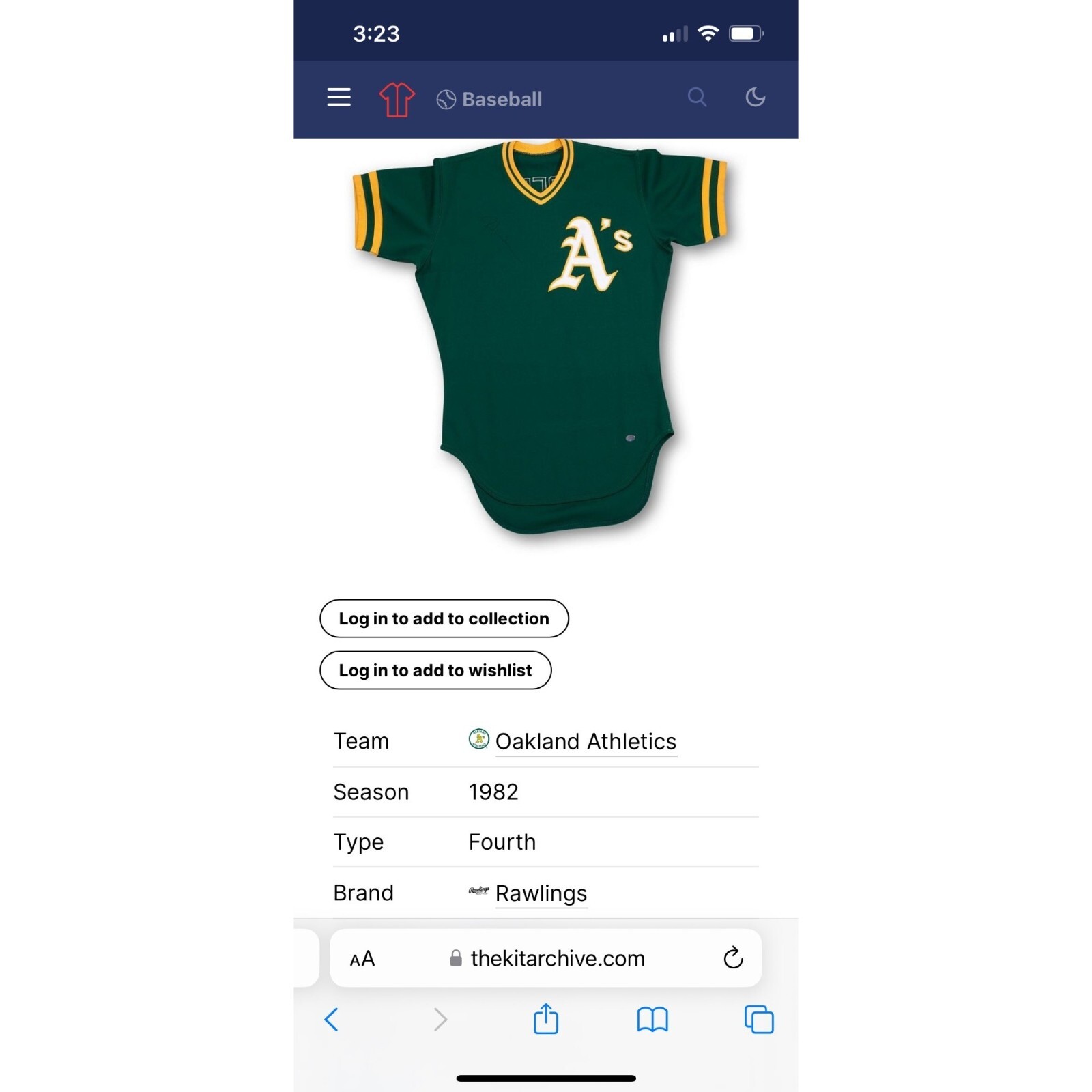 Vintage Rawlings 1982 Oakland Athletics Fourth Jersey MLB Green Men's ...