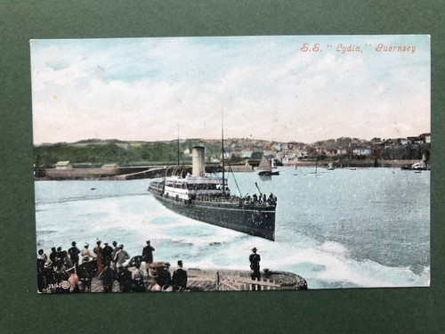 SS Lydia Ship Guernsey Channel Islands Vintage Postcard | eBay UK