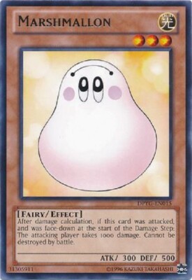 Yugioh - Marshmallon - Rare NM - Plus Free Holographic Card | eBay