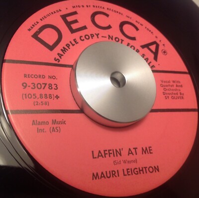 MAURI LEIGHTON 45 RPM PROMO DECCA 30783 NEAR MINT 1958 | eBay