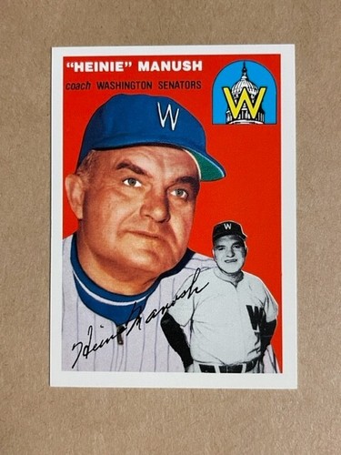 Henry Manush ~ Topps Archives "The Ultimate '54 Series" Card #187 ...