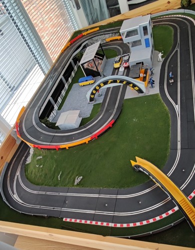 Scalextric Arc Pro Layout Fully Working With 2 Digital Cars. | eBay UK