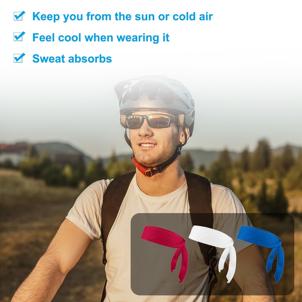 Head Ties Headband Ninja Karate Headband Sports Tie Back Deep Blue | eBay