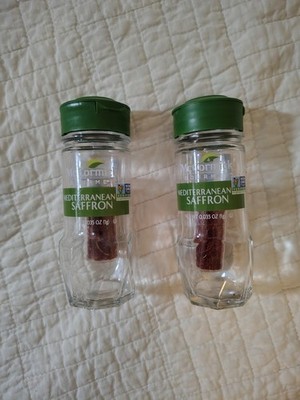 McCormick Gourmet Mediterranean Saffron 1 x 2 Bottles Net Wt 0.035 oz ...