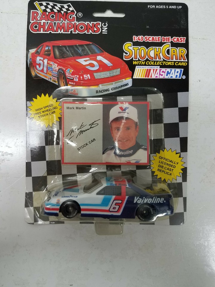Racing Champions 1:43 DieCast Stock Car 1992 VALVOLINE #51 MARK MARTIN ...