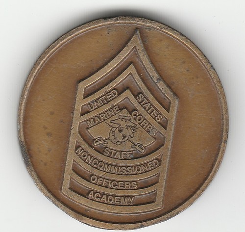 USMC Staff Noncommissioned NCO Academy Coin 1.5 DIA BX3 | eBay