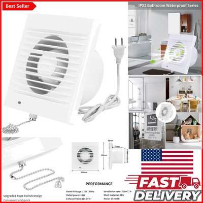 Multi-Room Ventilation Extractor Fan with 320m³/h Airflow & Lightweight ...