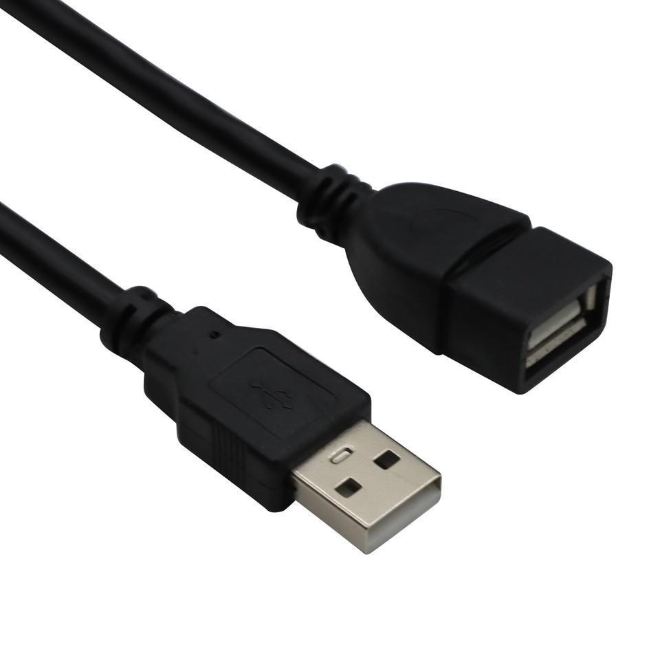 30FT USB 2.0 Extension Extender Cable Cord USB A Male to Female HIGH ...