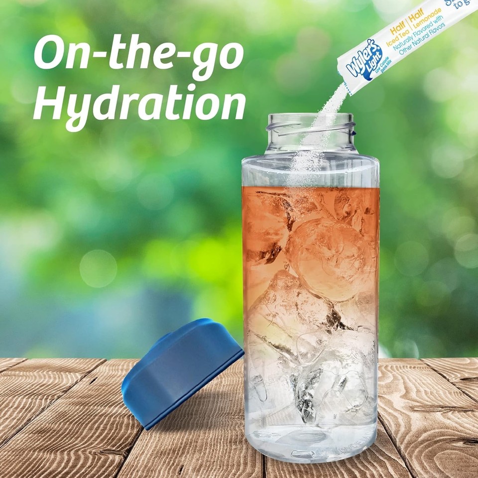 Singles To Go Powder Packets, Water Drink Mix, Half Iced Tea/Half ...