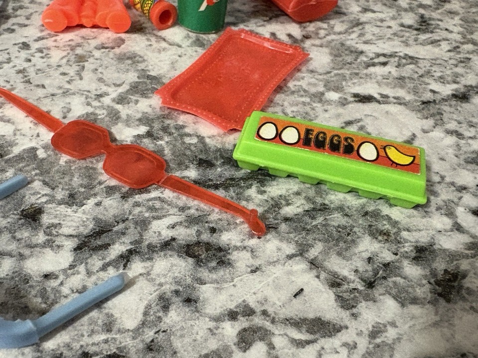 Barbie Doll White Rotary Telephone Busy Morning Surfboard Flippers Hats ...