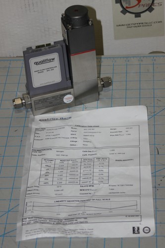AFC 202 NC / MASS FLOW CONTROLLER 200SLM N2-QUALIFLOW / QUALIFLOW STI ...