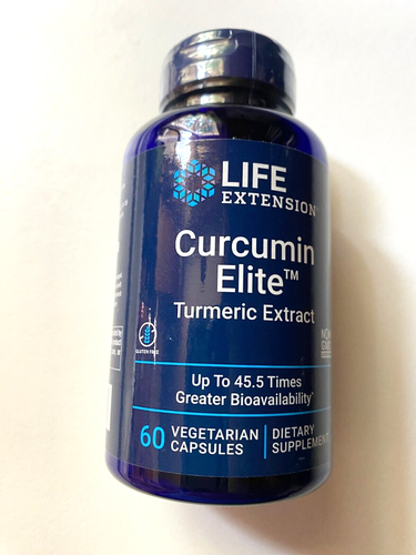 Life Extension Curcumin Elite Turmeric Extract 500 mg 60 Veg Caps Exp ...