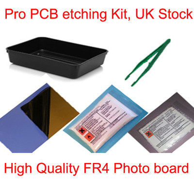 PRO PCB PHOTO BOARD ETCHING ETCH SIMPLE SET KIT NEW UK STOCK | eBay UK