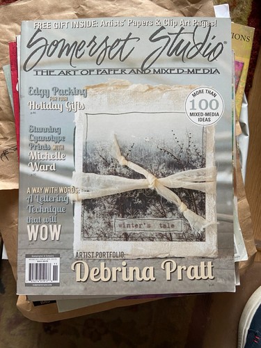 Nov/Dec 2012 Somerset Studio Paper & Mixed Media ~ Debrina Pratt 160 ...