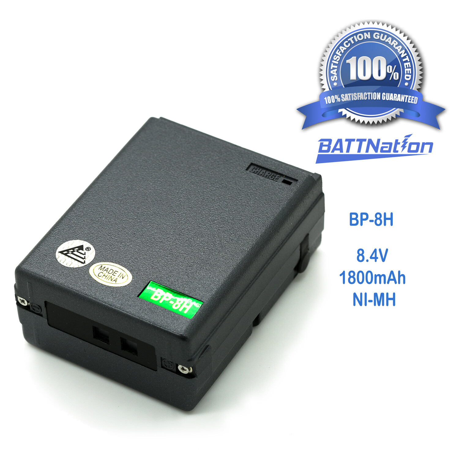 8.4V 1800mAh NiMh battery for Icom BP-8 BP-8H IC-M12 IC-2AT IC-2GAT IC ...