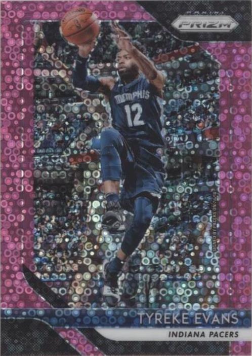 2018-19 Panini Prizm - Tyreke Evans #94 Pink Fast Break Prizm /50 for ...