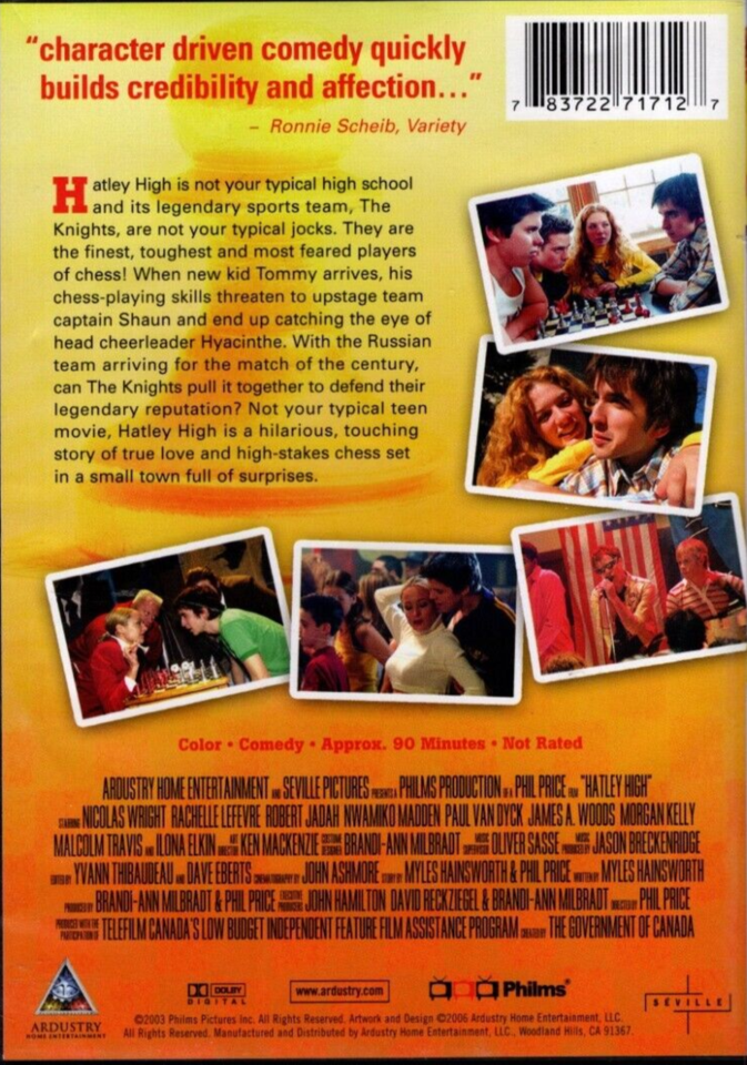 HATLEY HIGH (dvd)*************disc only******************************* 783722717127| eBay