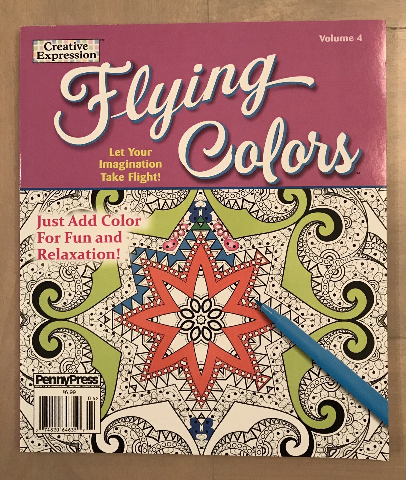 Creative Expression Flying Colors Coloring Book Volume 4 2016 FREE ...