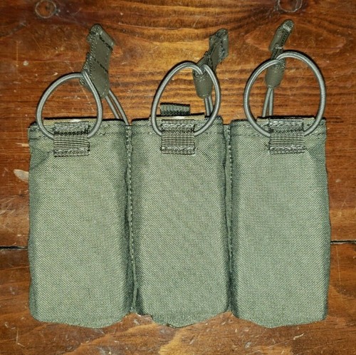 FirstSpear MP7 triple speed reload mag pouch 6/12 OD green magazine ...