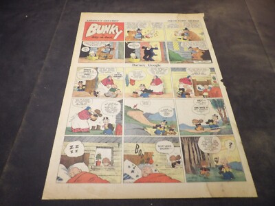 Barney Google by Billy DeBeck - Apr 19, 1936 - Sunday Full-Size | eBay