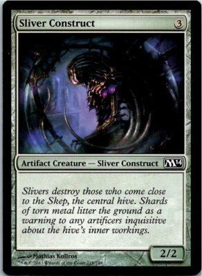 Silver Construct Magic The Gathering 2014 Card Light Play X1 | eBay