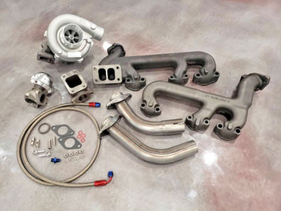 4.3L Turbo Kit Hot Parts T3 Cast 4.3 FOR Chevy GMC Turbocharger V6 ...