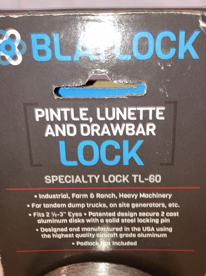 Pintle Lunette And Drawbar Coupler Lock | Ring Padlock With Blaylock ...