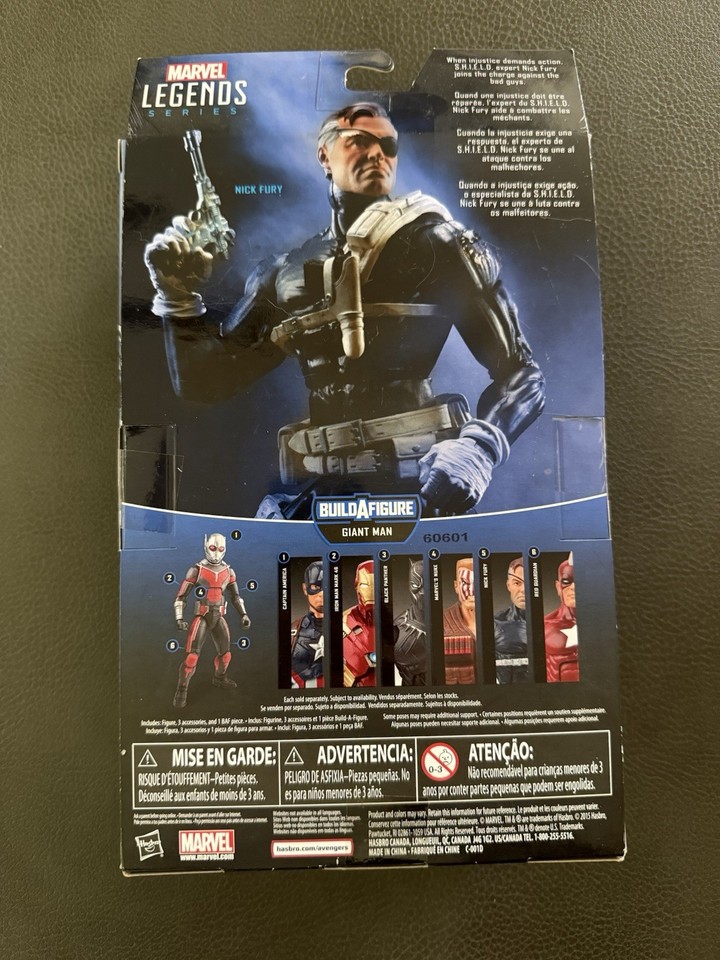 Marvel Legends NICK FURY figure BAF Giant Man Captain America Hasbro ...