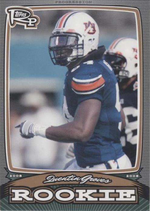 2008 Topps Rookie Progression - Rookies Quentin Groves #PR-QG Bronze ...