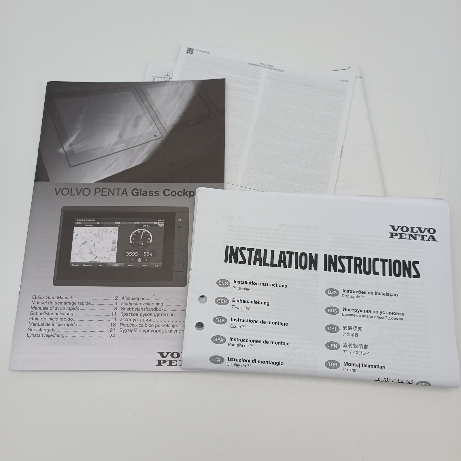 VOLVO Penta Glass Cockpit 23316609 7" Monitor MFD Garmin A7xs Display w ...