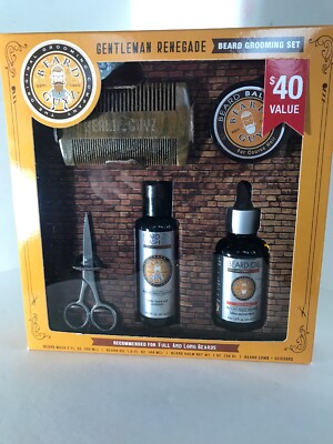 Beard Guyz Gentleman Renegade Full/Long Beard Grooming 5Pc Gift Set ...
