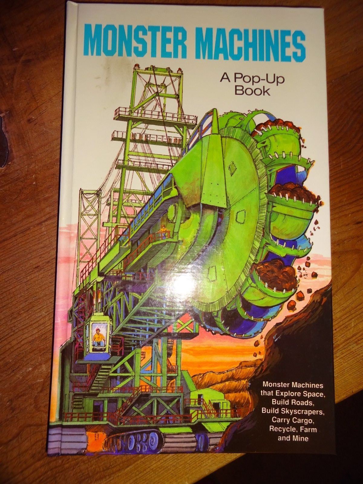 MONSTER MACHINES A POP-UP BOOK BY JOAN BOWDEN BRAND NEW IN HARD COVER ...