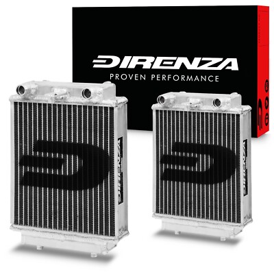 DIRENZA ALLOY LEFT RIGHT AUXILIARY DSG RADIATORS FOR VW GOLF R MK7 2 ...