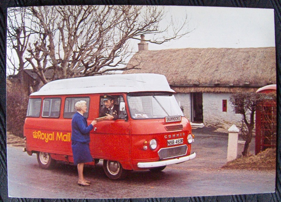 United Kingdom Postcard FDC Postbus in Scotland Glasgow 1979 ROYAL MAIL ...