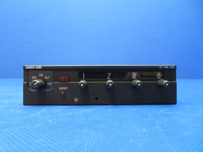 King KT76A Transponder w/ Rack 14v P/N 066-1062-10 TESTED w/ 8130 (0624 ...