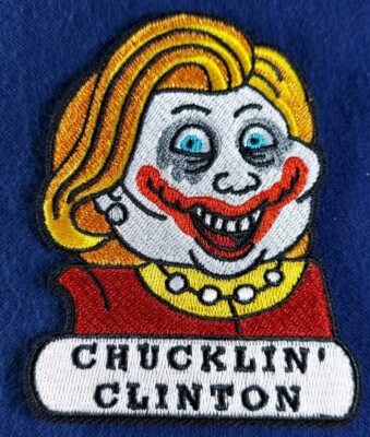 Garbage Pail Kids Chucklin Clinton Hillary Joker Embroidered Patch | eBay