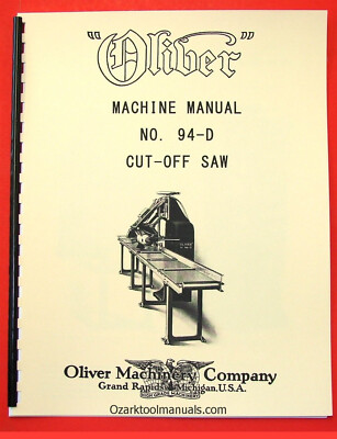 Equipment & Machinery - Oliver Saw