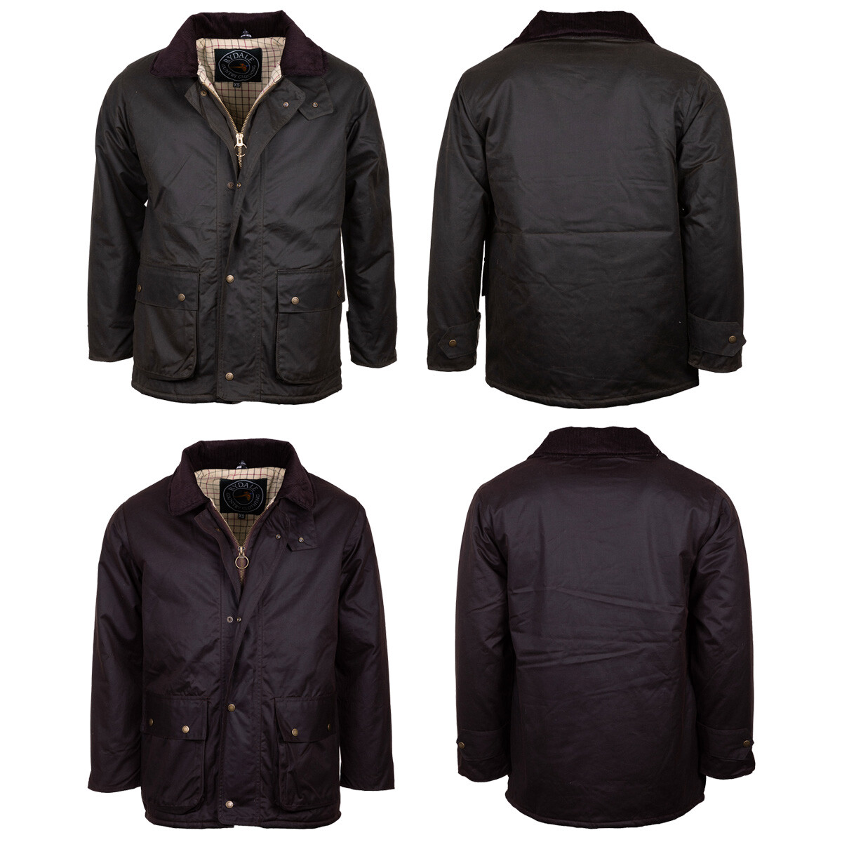 Rydale Wax Jacket Antique Waxed Cotton Coat Walking Shooting UK Made 2 ...