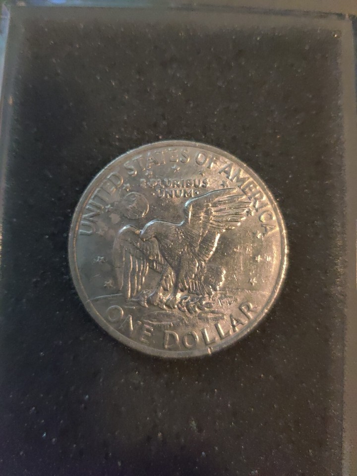 1971 D Friendly Eagle Variety Eisenhower one dollar coin- good ...