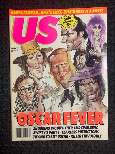 1986 March 24 US WEEKLY Magazine FN+ 6.5 Mort Drucker Cover / Oscar ...