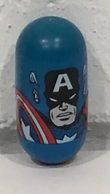 Marvel Mighty Beanz Bean #2 Captain America Avengers Moose 2003 2004 ...