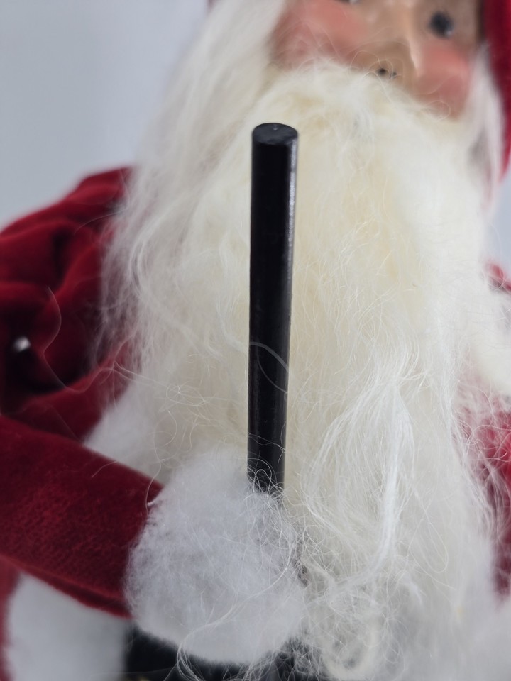 VTG 1999 Byers Choice Ltd Carolers Santa with Staff 12" Decorative ...