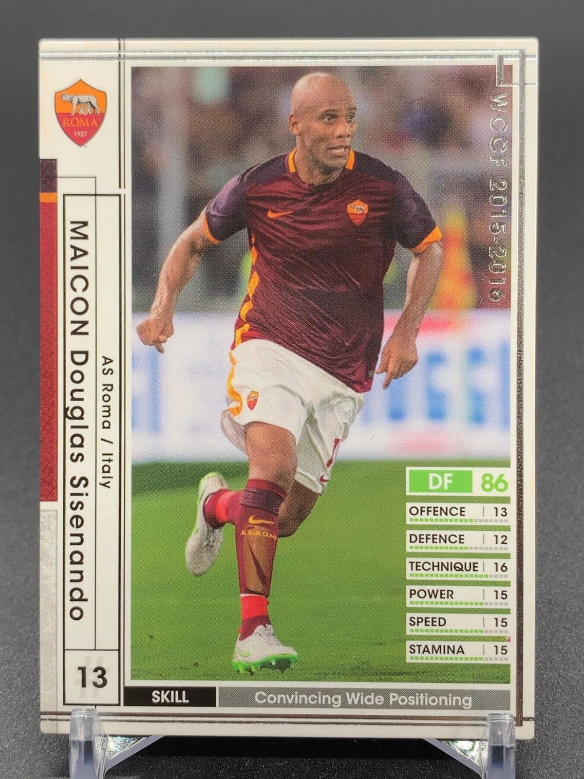 Maicon Douglas Sisenando 02 AS Roma Card WCCF 2015 - 2016 Japanese | eBay