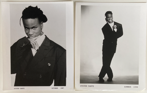 STEVEN DANTE 1980s R&B SOUL HOUSE FUNK DISCO POP Two Black & White ...