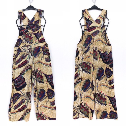 Jams World Women M VTG Vintage Psychedelic Pocket Jumpsuit Overalls ...