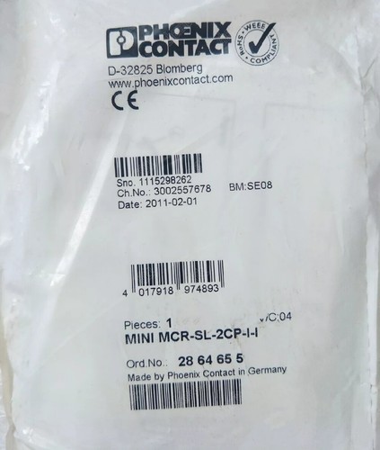 PHOENIX MINI MCR-SL-2CP-I-I relay 2864655 | eBay