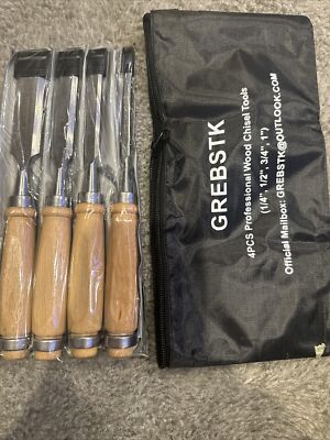 GREBSTK Professional Wood Chisel Set with Oxford Bag for Woodworking ...